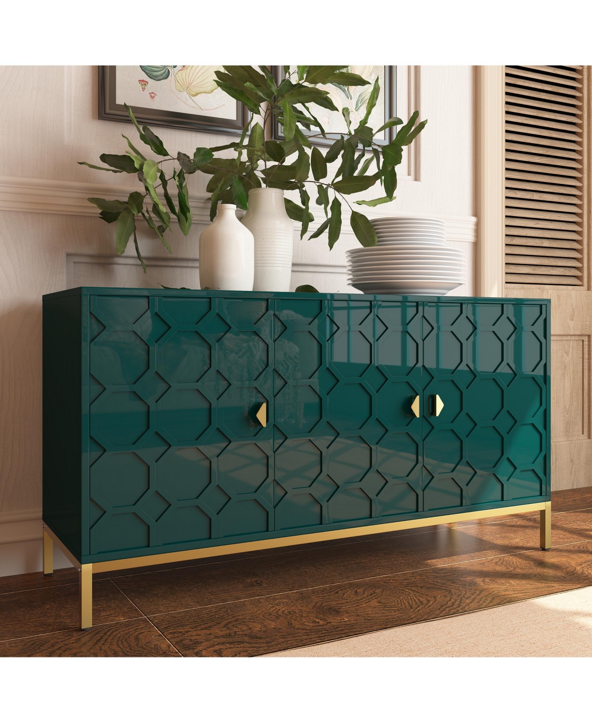 Click here for Clihome Freestanding Storage Cabinet 3-Door Accent... prices