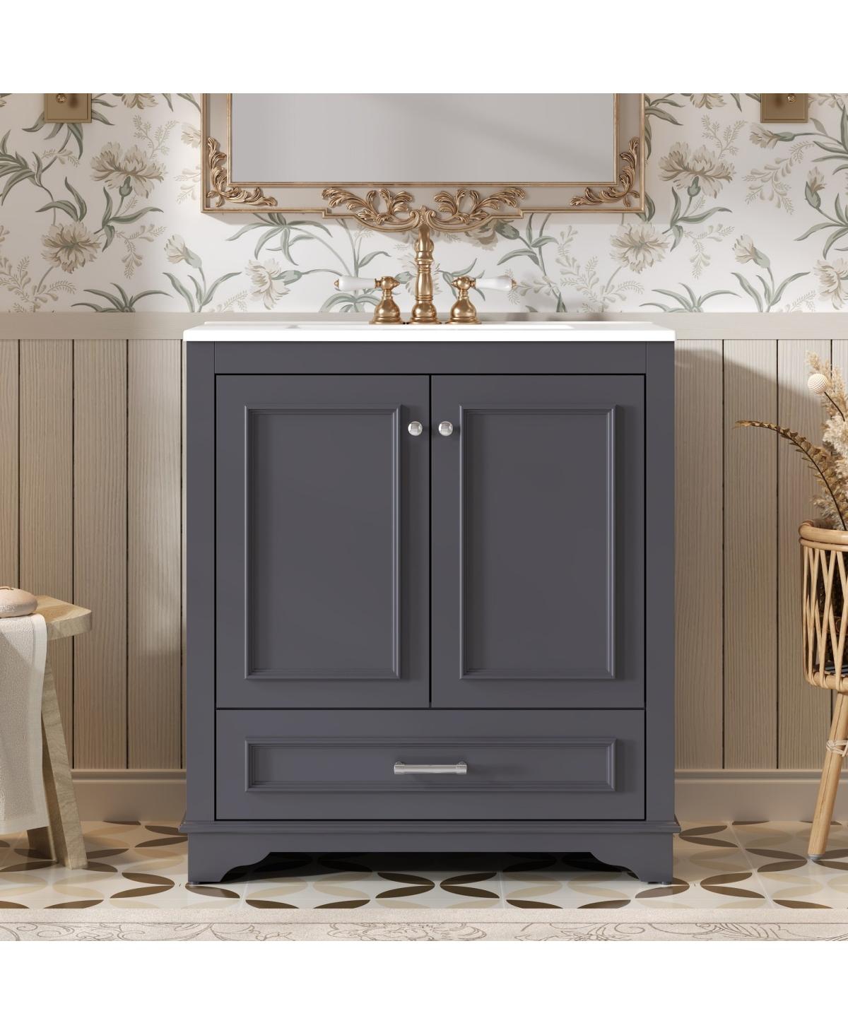 Click here for Sillysis Bathroom Vanity with Ceramic Sink  Drawer... prices
