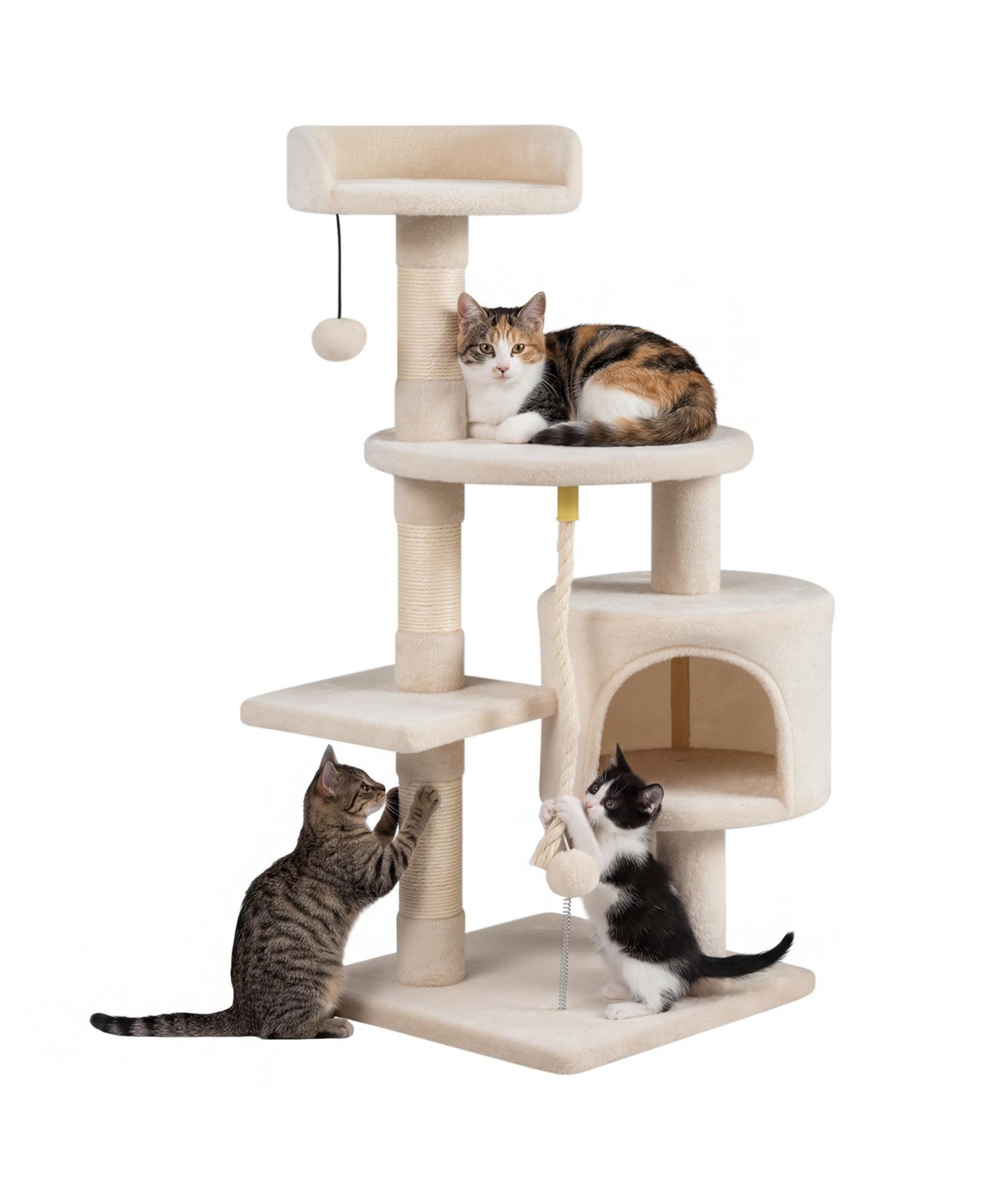 Click here for Gymax Cat Tree 36 Cat Tower With CondoTop Perch Si... prices