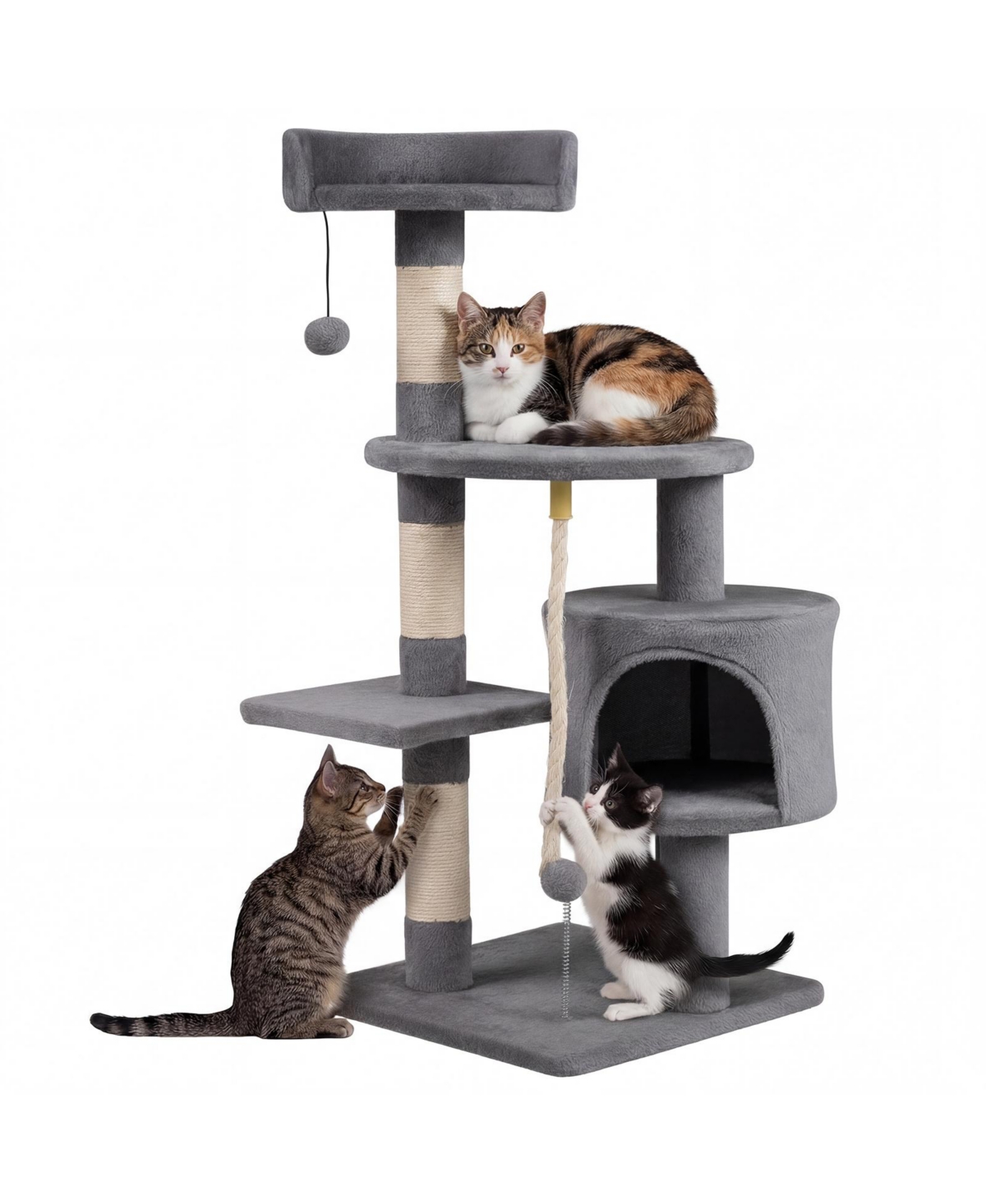 Click here for Gymax Cat Tree 36 Cat Tower With CondoTop Perch Si... prices