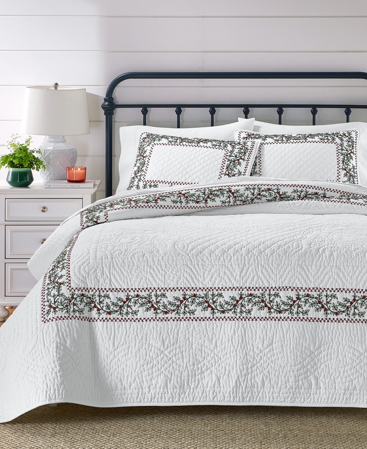Click here for Charter Club Festive Frame Quilted 3-Piece Quilt S... prices