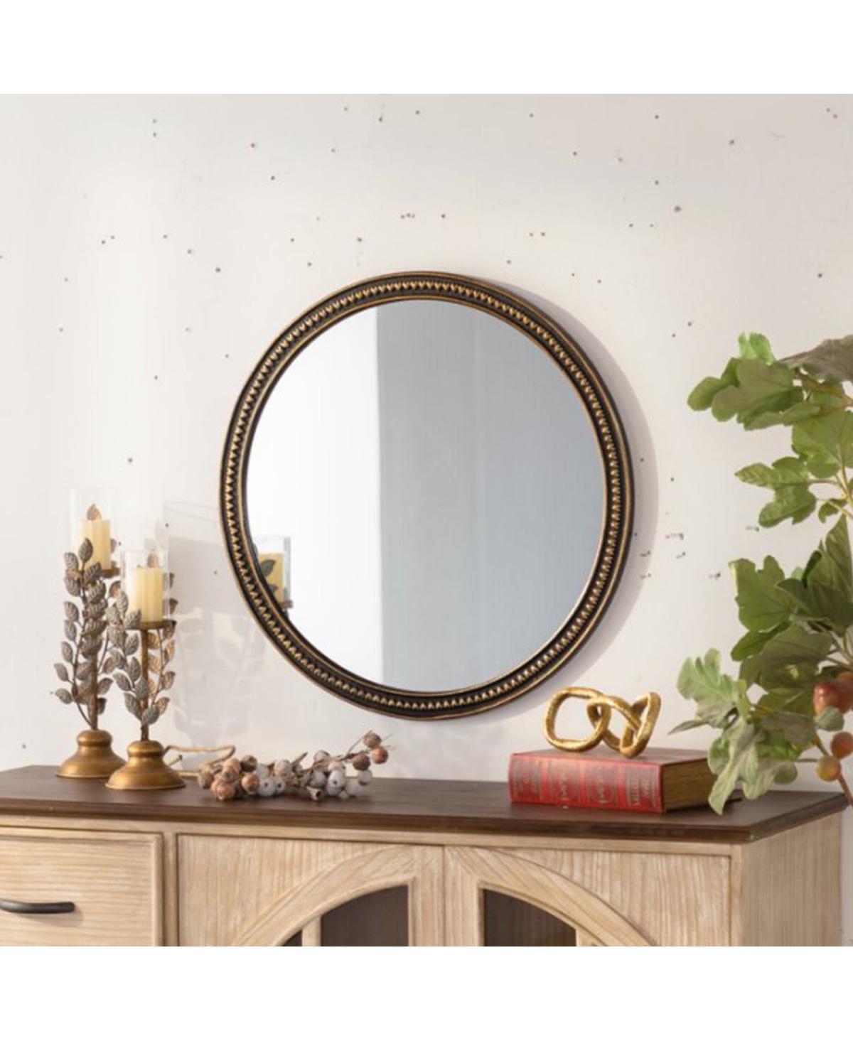 Click here for Laoties 23.6 Vintage Round Wall-Mounted Accent Mir... prices