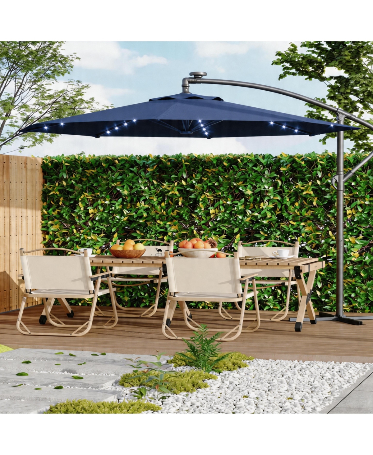 Click here for homfan 10Feet Offset Cantilever Umbrella  Waterpro... prices
