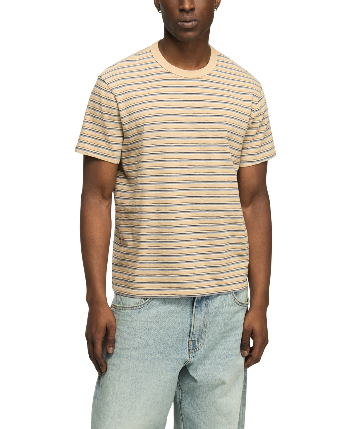 Click here for Lucky Brand Mens Weekend Jersey Relaxed Crewneck T... prices