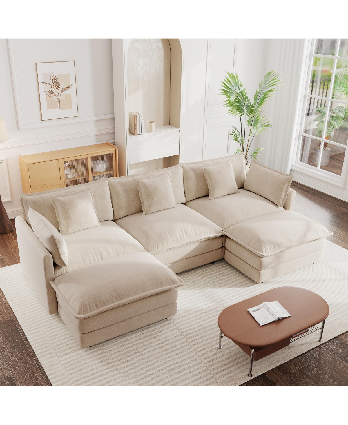Click here for Boyel Living Sectional Sofa with Reversible Footre... prices