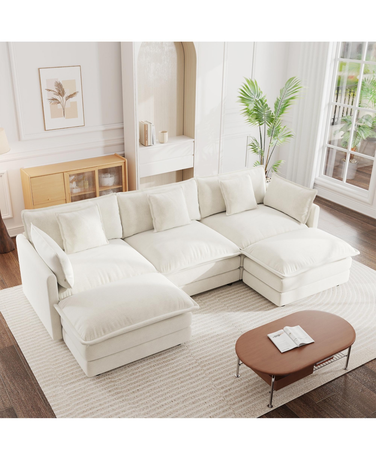 Click here for Boyel Living Sectional Sofa with Reversible Footre... prices