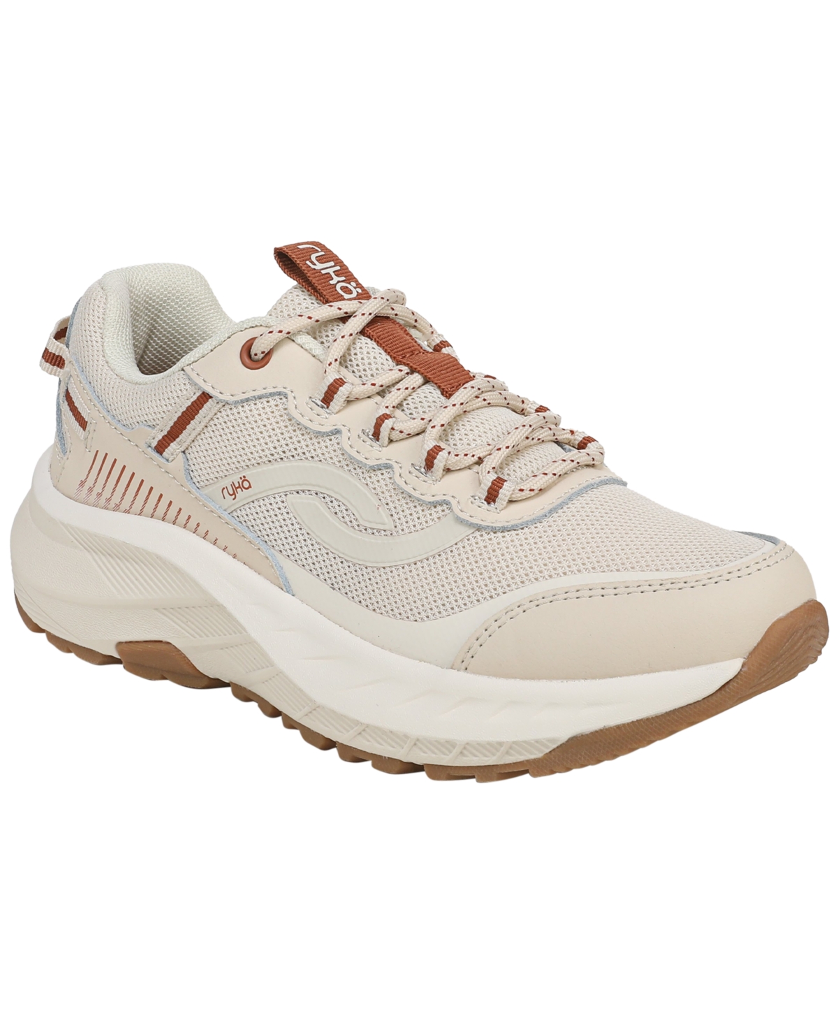 Click here for Ryka Womens Guide Hiking Lace-Up Sneakers - Whitec... prices