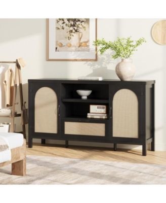 Click here for Gaomon Rattan Sideboard Buffet Cabinet With Storag... prices