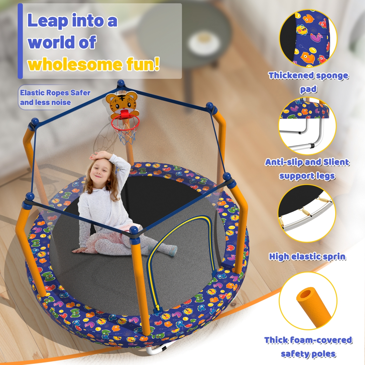 Click here for Zeny Trampoline for Kids Indoor and Outdoor Small... prices