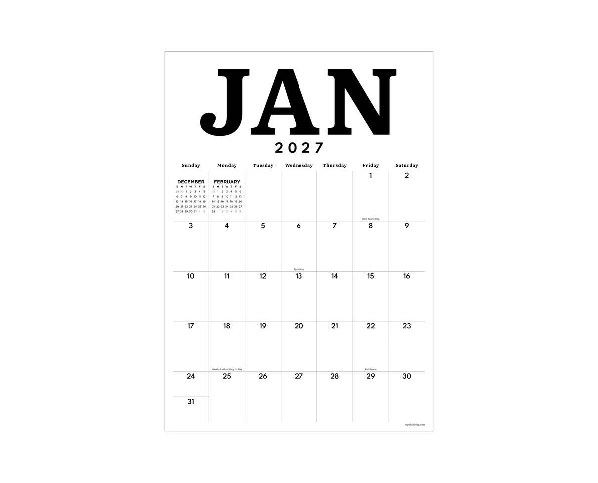 Click here for Tf Publishing Paper Goods 2027 Medium Art Poster W... prices