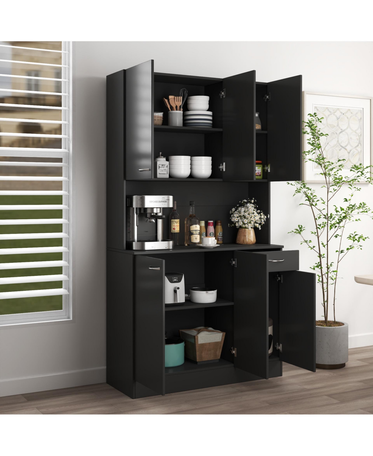 Click here for Flynama 70.87 Inch Tall Multi-door Combined Storag... prices