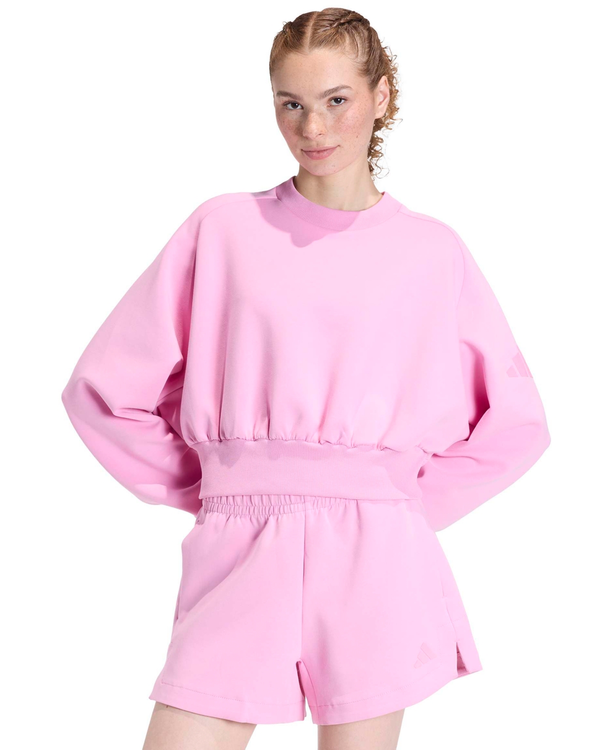 Click here for adidas Womens Soft Lux Relaxed Crewneck Sweatshirt... prices