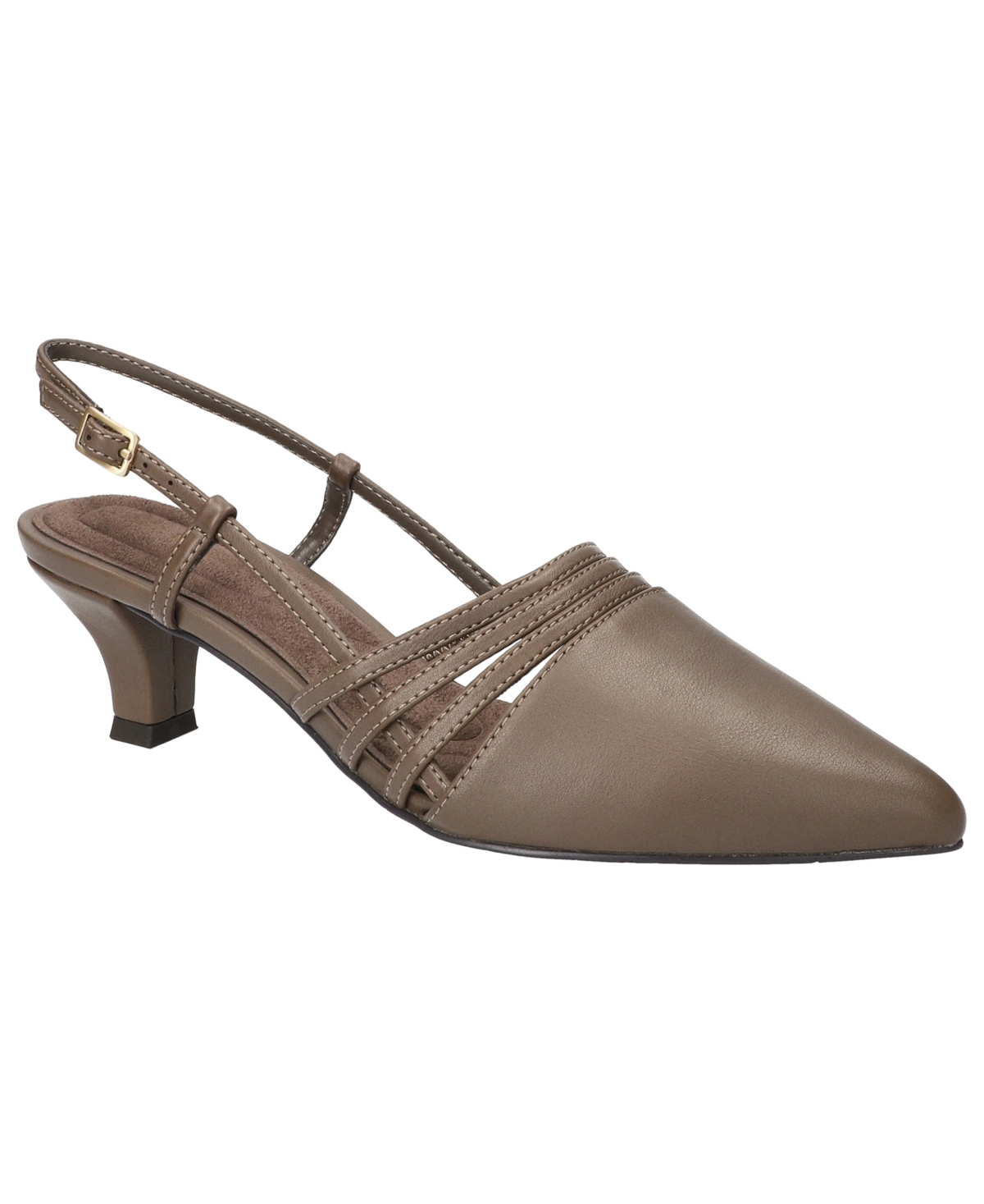 Click here for Easy Street Womens Aura Slingback Pumps - Taupe prices