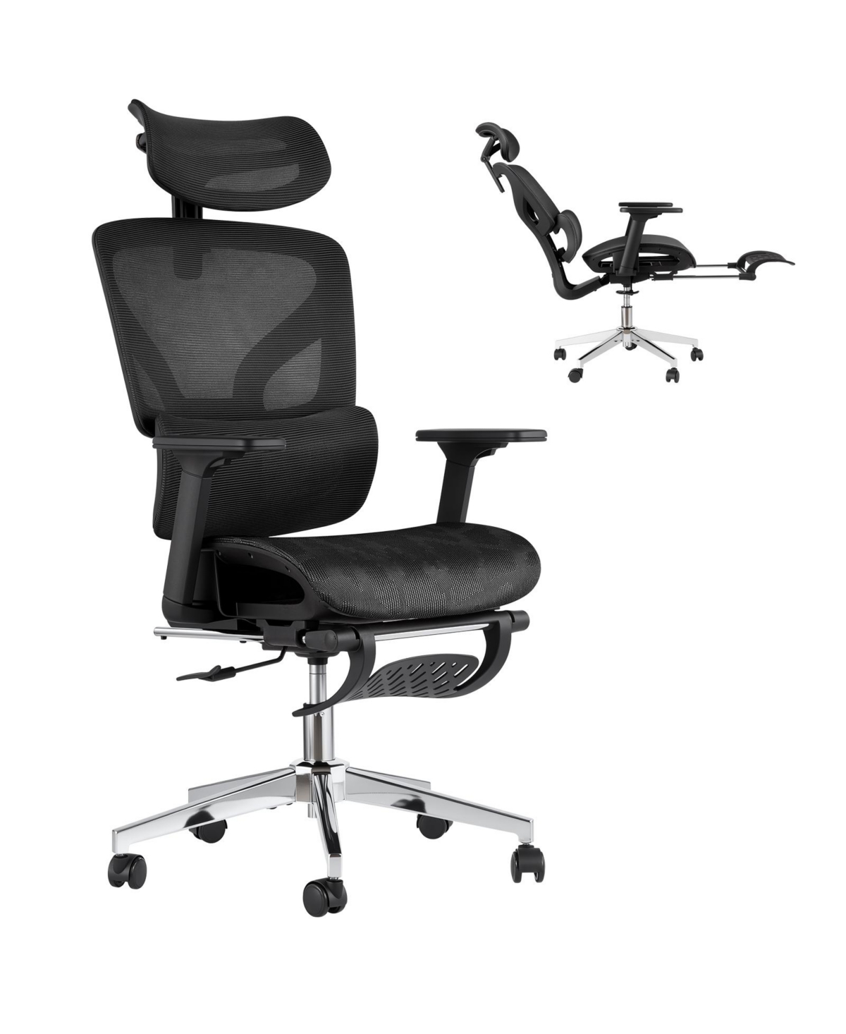 Click here for homfan Ergonomic High Back Mesh Office Chair - 3D... prices