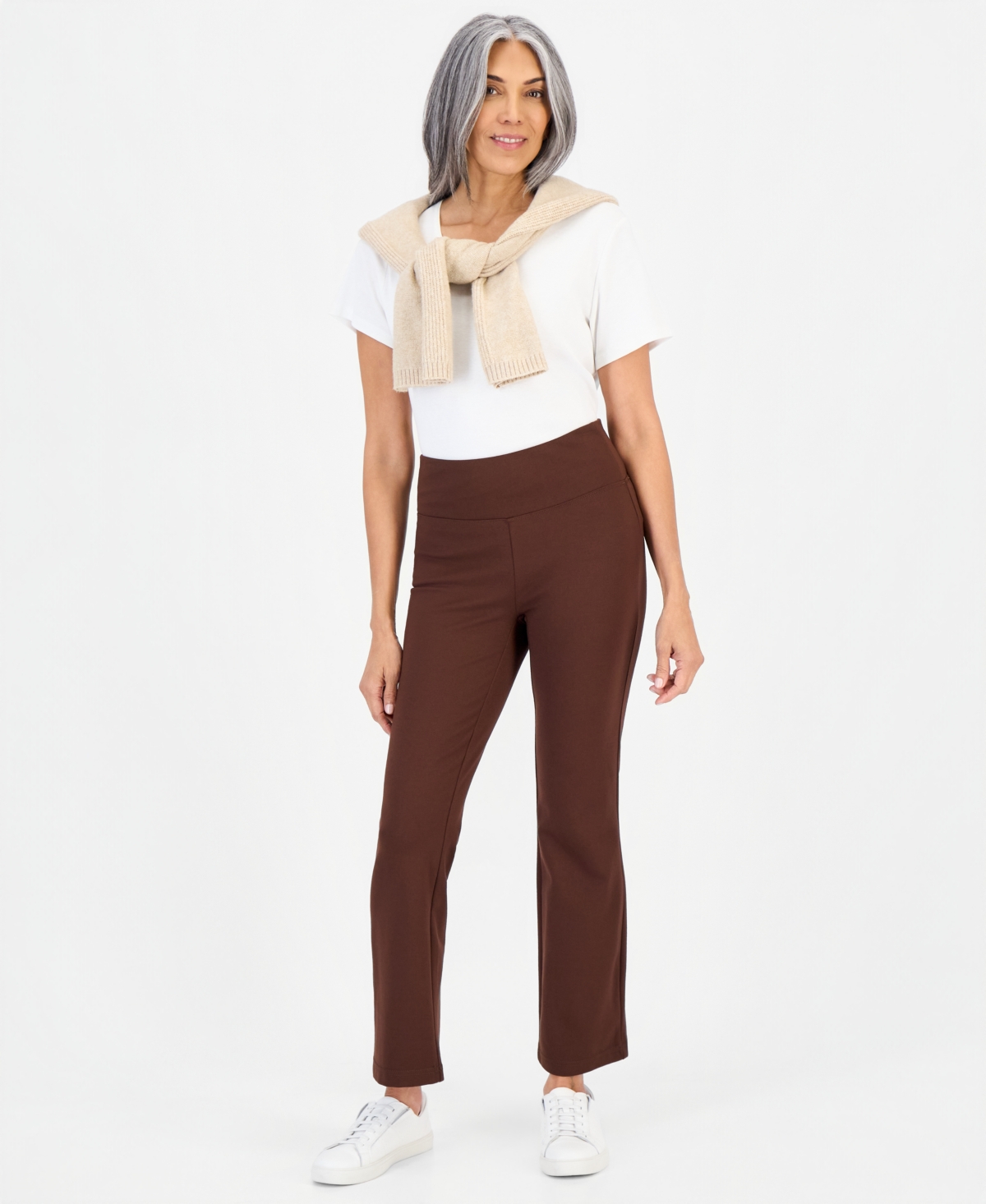 Click here for Style & Co Womens Ponte-Knit Bootcut Pants  Create... prices