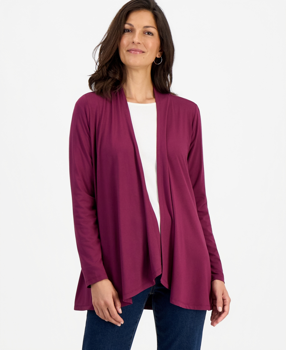 Click here for Style & Co Womens Open-Front Knit Cardigan  Create... prices