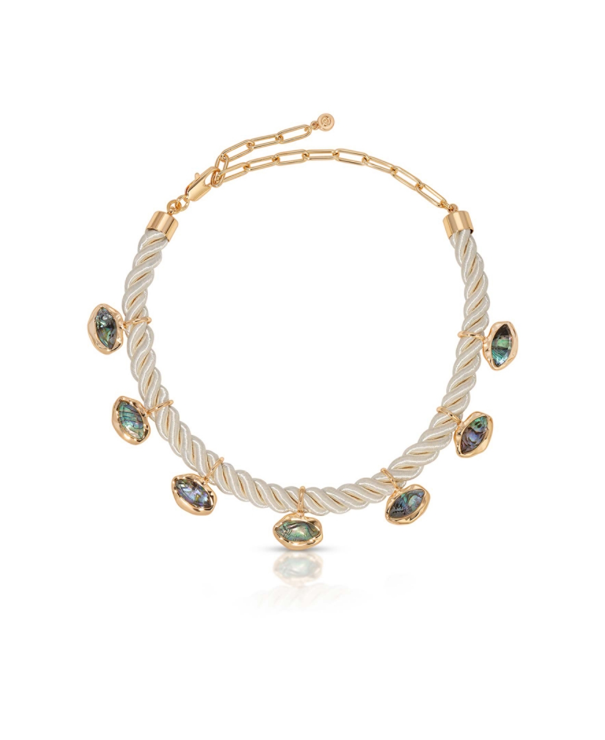 Click here for Ettika Abalone Luxe Choker Necklace - Abalone prices