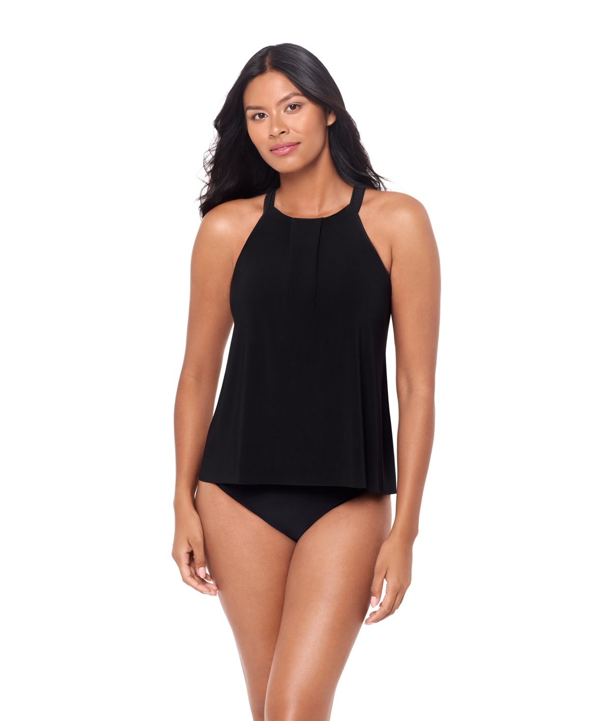 Click here for Magicsuit Womens Solid Esme High Neck Tankini Top... prices