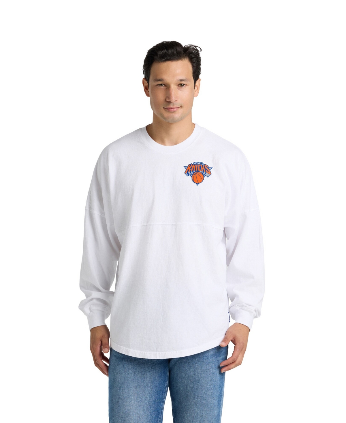 Click here for Fanatics Mens and Womens White New York Knicks Spi... prices