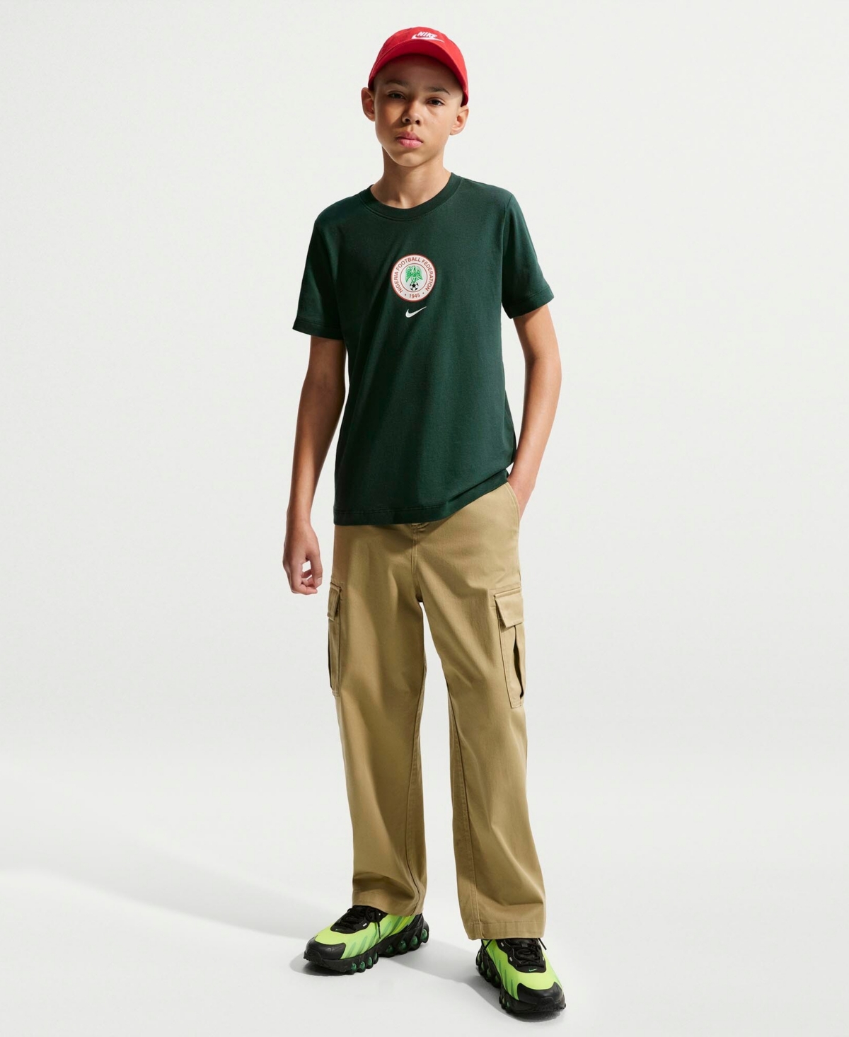Click here for Nike Big Boys and Girls Green Nigeria National Tea... prices