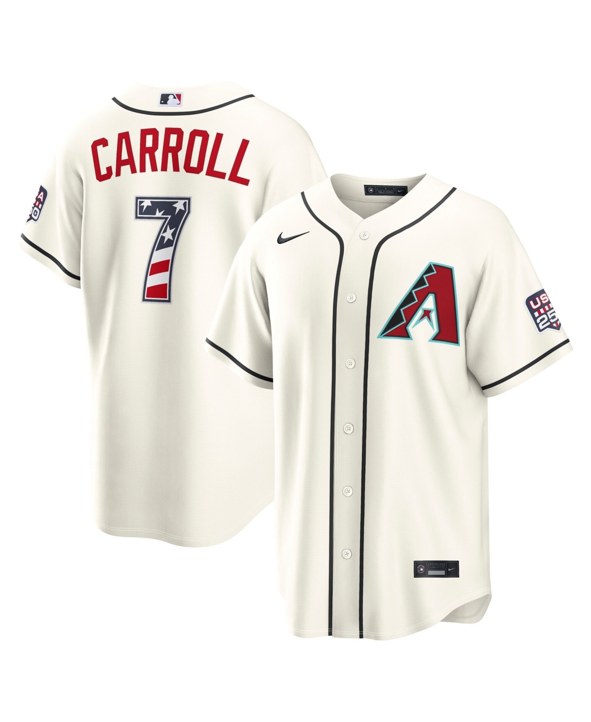 Click here for Nike Mens Corbin Carroll Cream Arizona Diamondback... prices