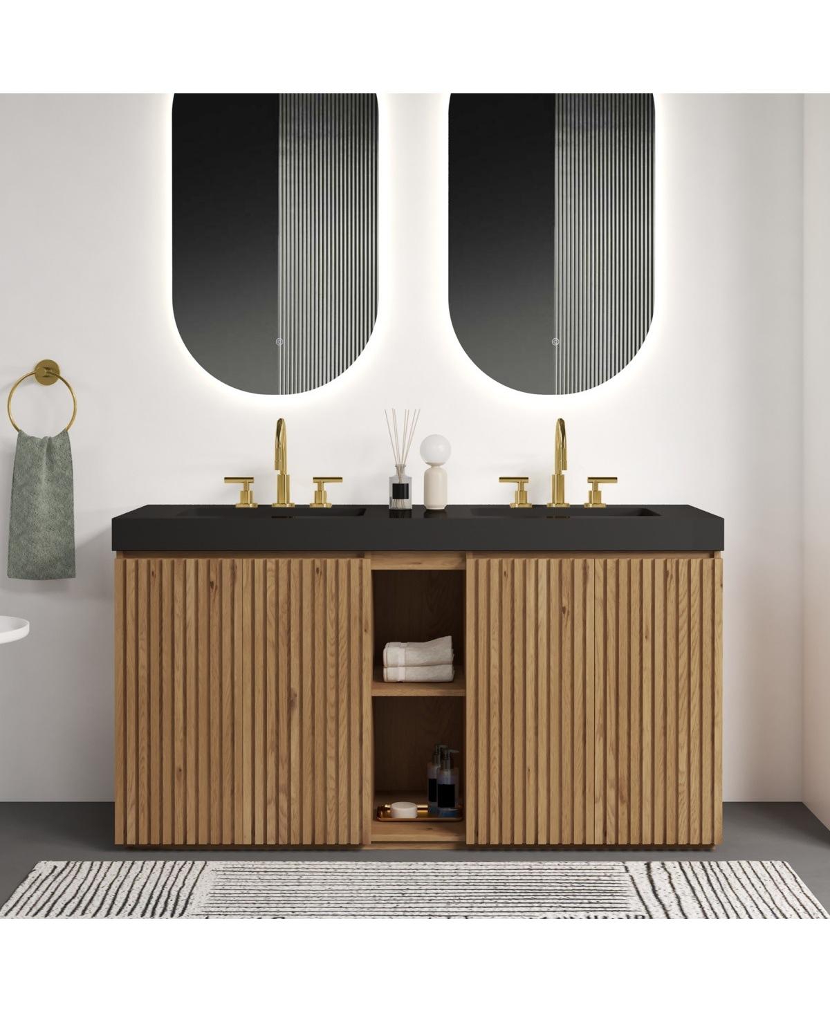 Click here for Sillysis 60 Inch Double Sink Bathroom Vanity with... prices