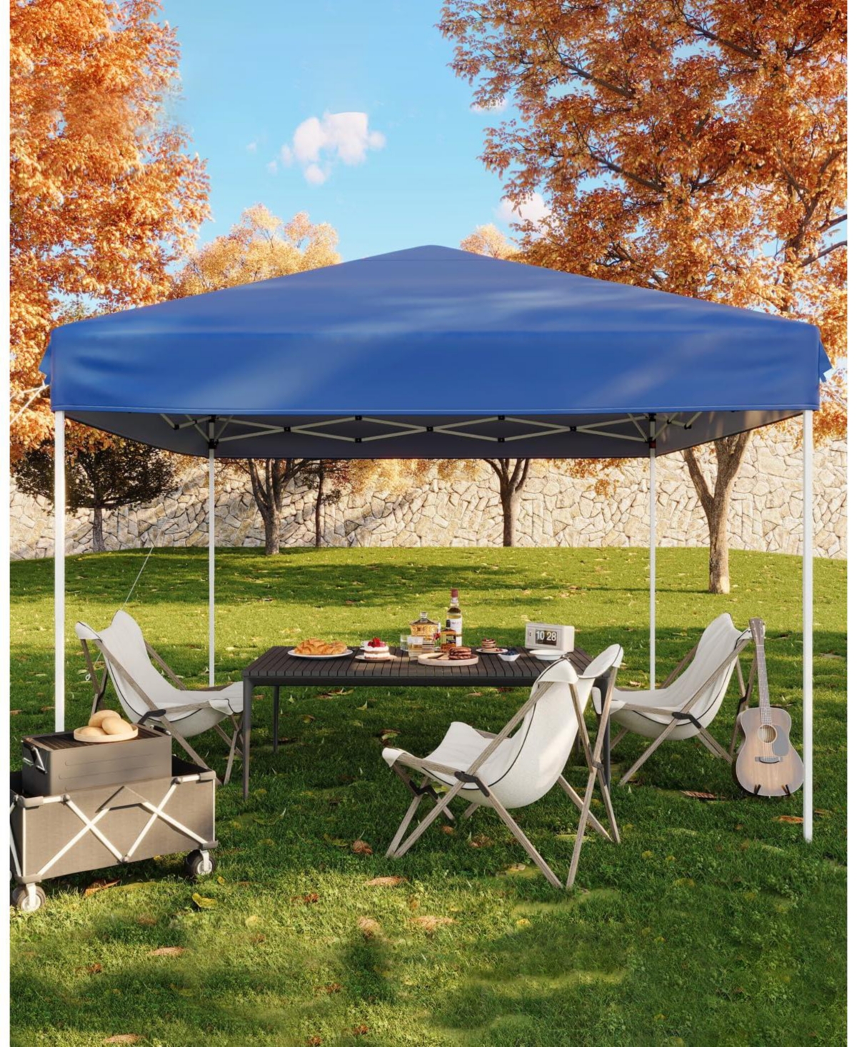 Click here for homfan Heavy Duty Pop Up Canopy Tent One-Button Ea... prices