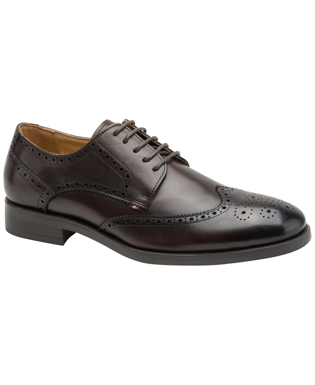 Click here for Tommy Hilfiger Mens Cracken Wingtip Oxford Dress S... prices
