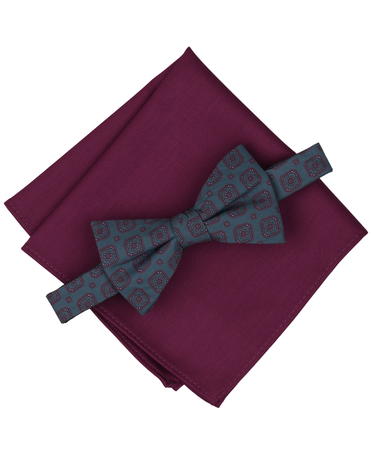 Click here for Bar Iii Mens Wilson Bow Tie and Pocket Square  2-P... prices