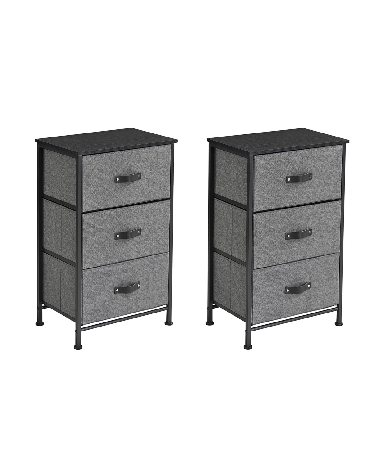 Click here for homfan 2 Set of 2 Drawer Dresser for Bedroom  End... prices