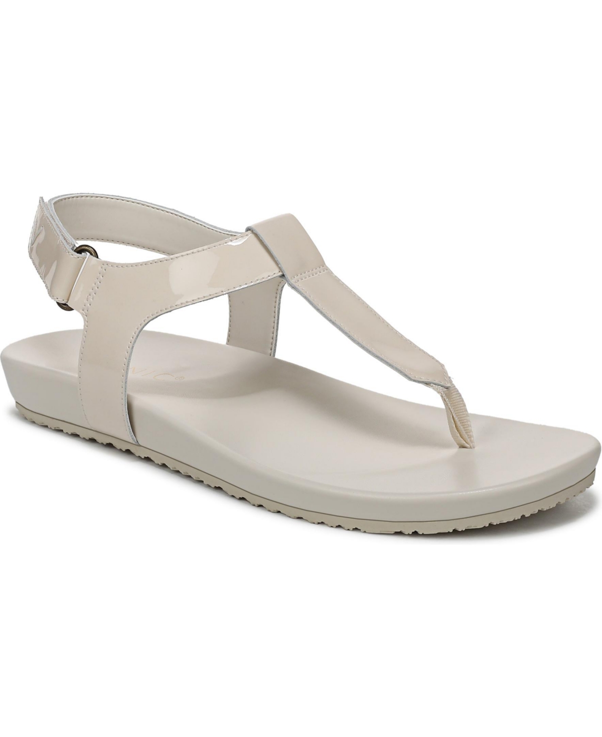 Click here for Vionic Womens Palisades Thong Sandals - Cream pate... prices