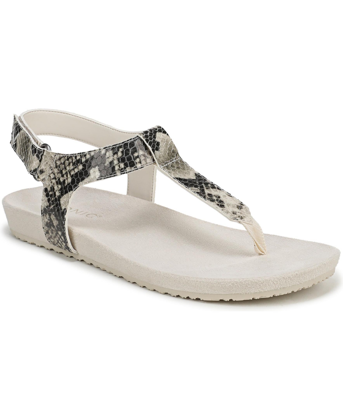 Click here for Vionic Womens Palisades Thong Sandals - Cream snak... prices