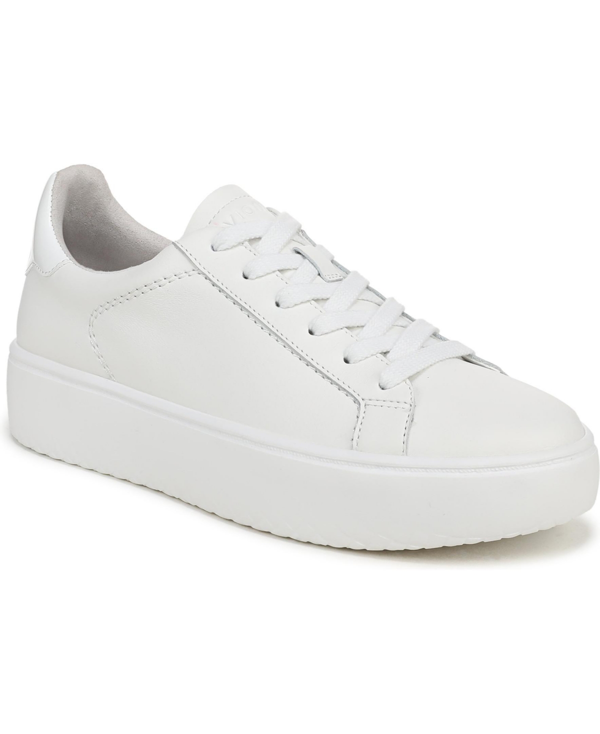 Click here for Vionic Womens Emilia Lace Up Sneakers - White napp... prices