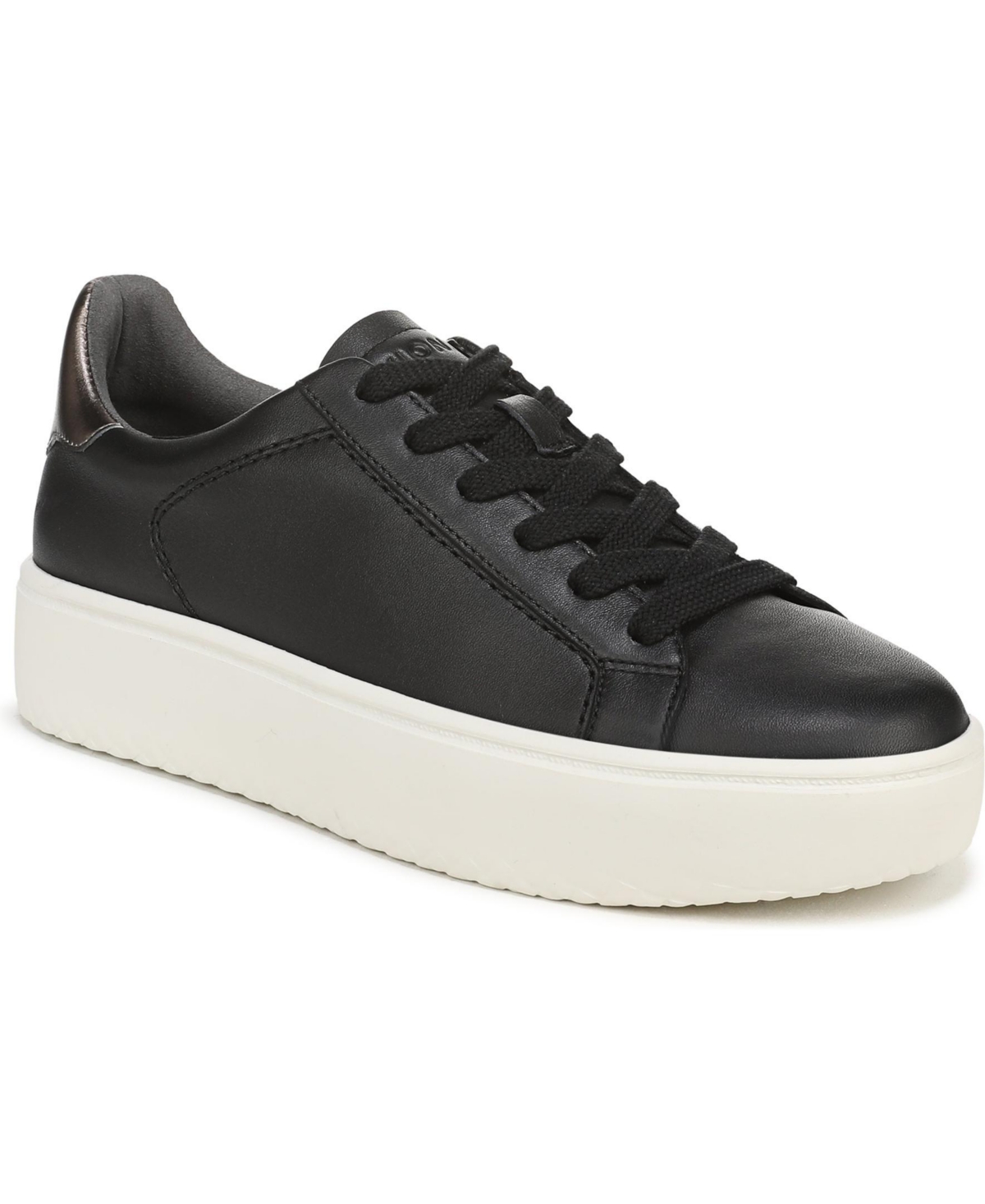 Click here for Vionic Womens Emilia Lace Up Sneakers - Black napp... prices