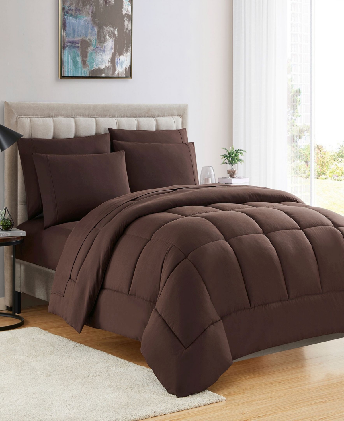 Click here for Sweet Home Collection Luxury All Season Solid 7-Pi... prices
