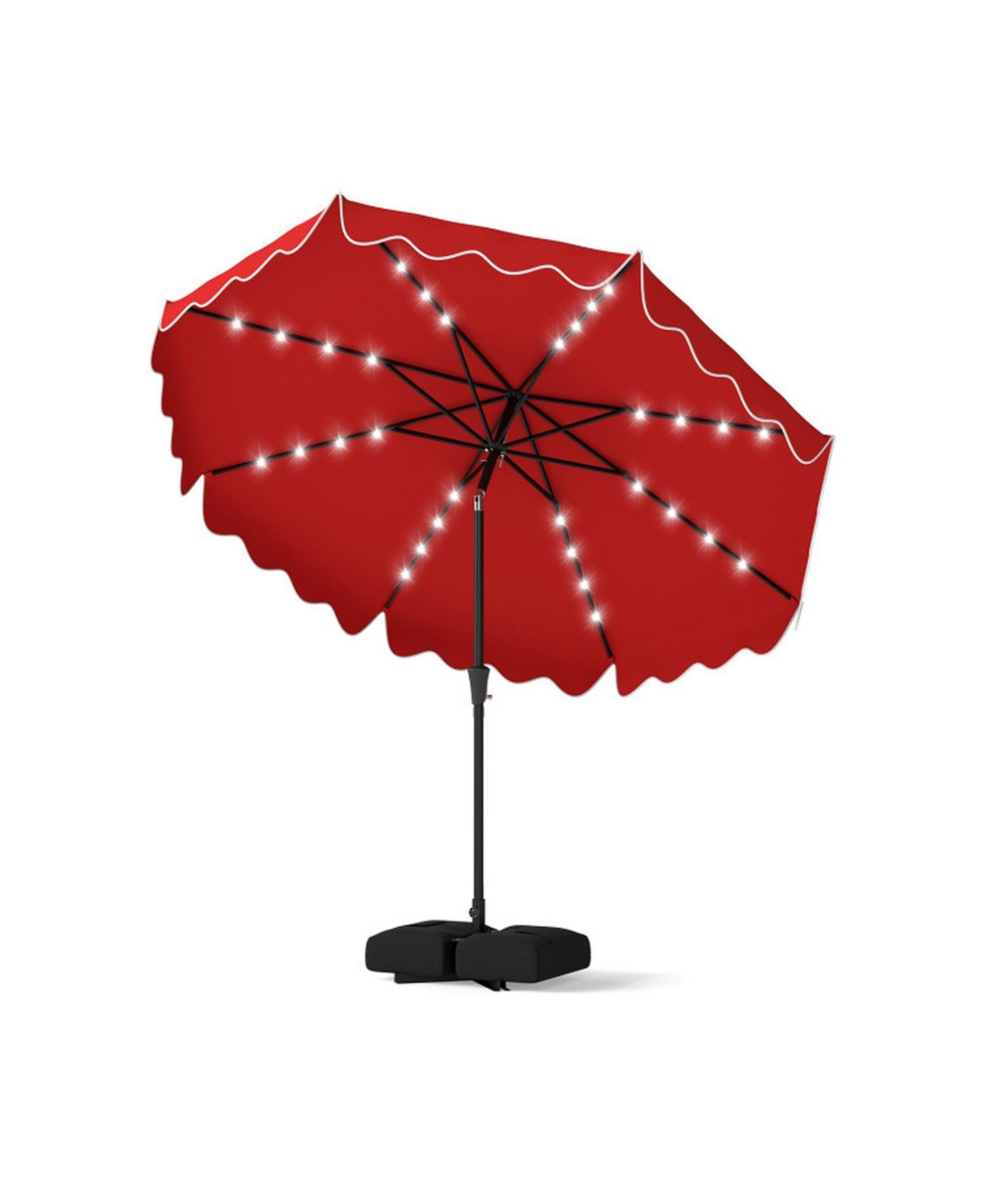 Click here for Gouun 10-Foot Solar Led Patio Umbrella with Weight... prices