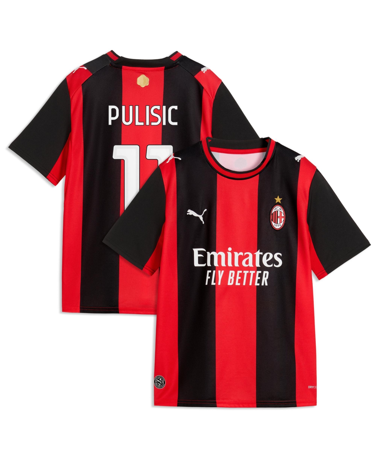 Click here for Puma Big Boys and Girls Christian Pulisic Black/Re... prices
