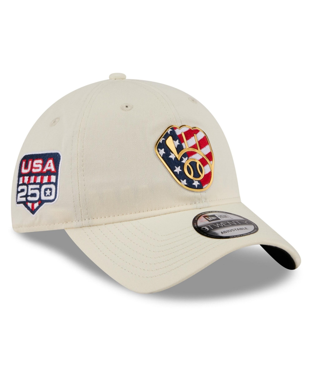 Click here for New Era Mens Cream Milwaukee Brewers Usa 250 Fourt... prices