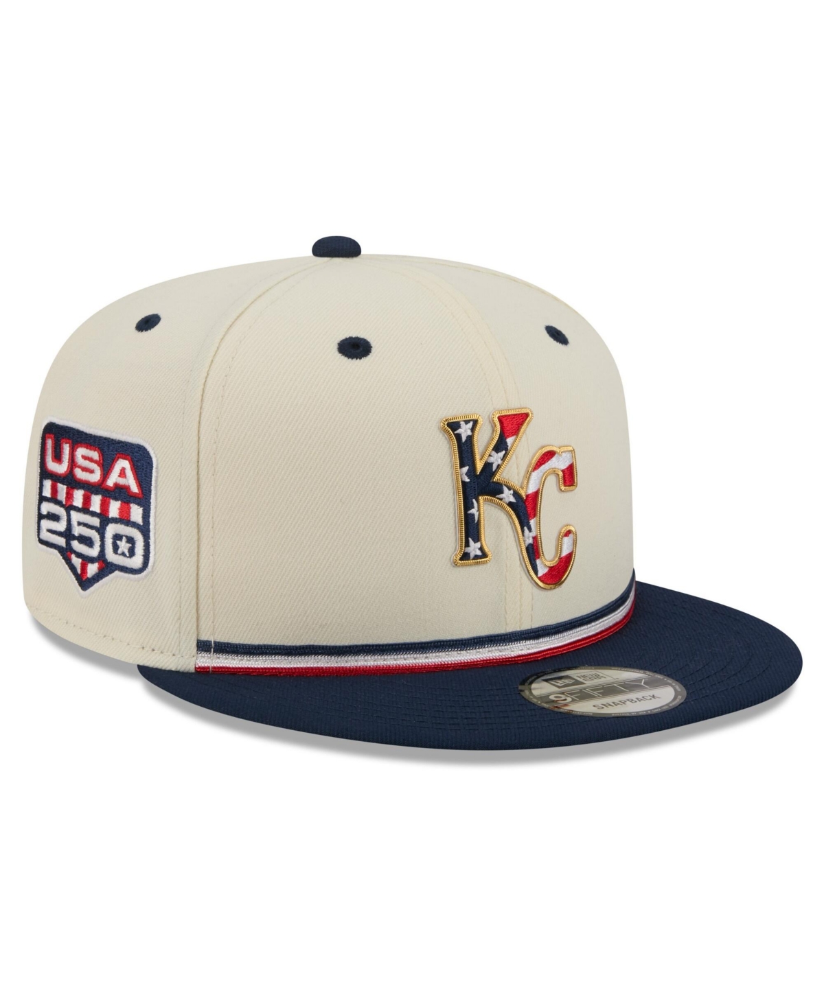 Click here for New Era Mens Cream/Navy Kansas City Royals 4th of... prices