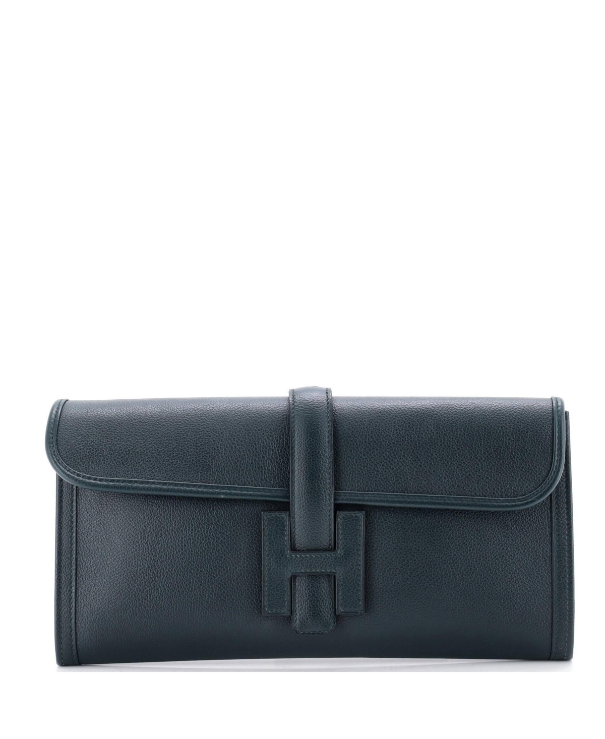 Click here for Pre-Owned HERMES 29 Jige Elan Clutch Evercolor - G... prices