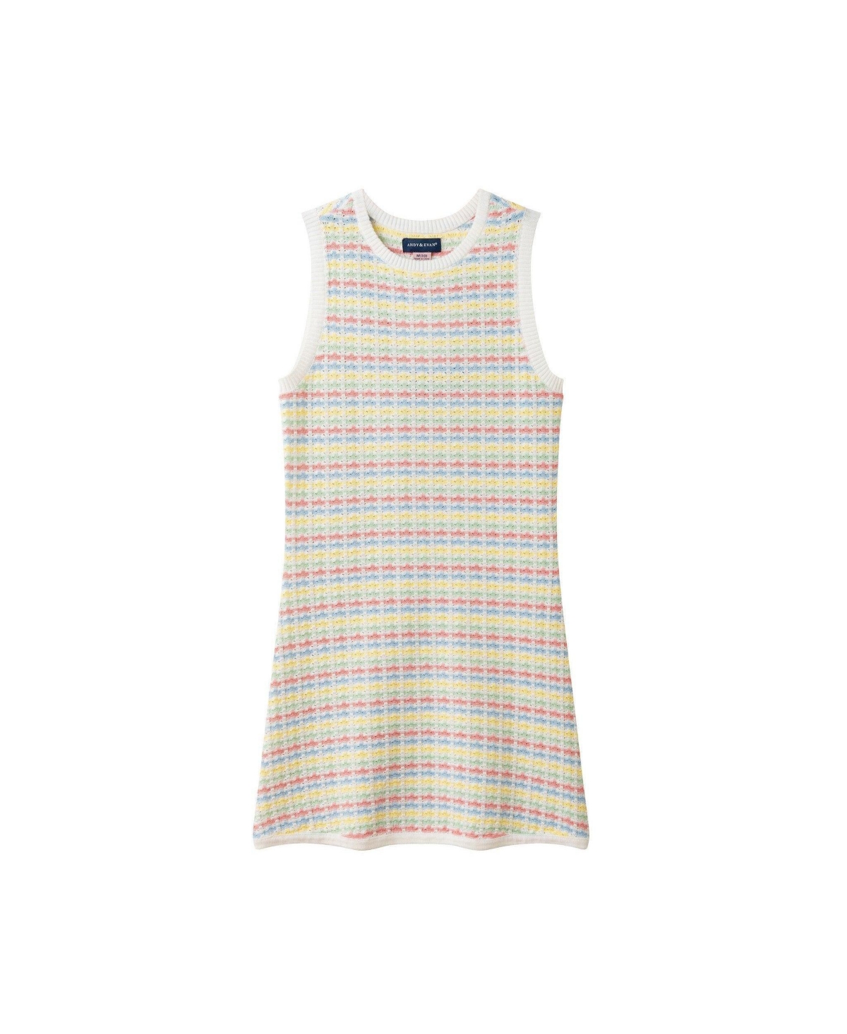 Click here for Andy & Evan Big Girls Crochet Tank Dress - White c... prices