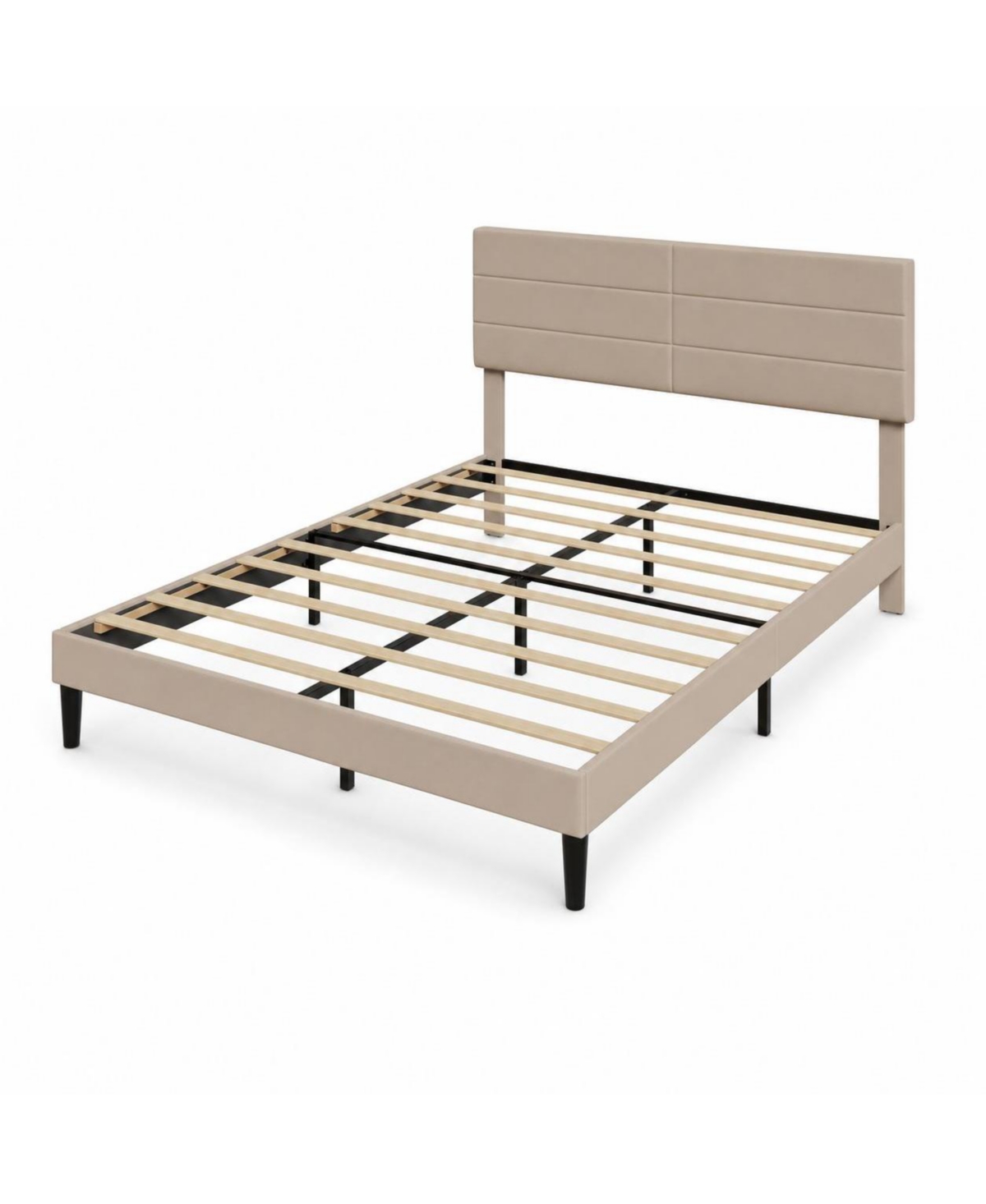 Click here for homfan Queen Size Bed Frame with Adjustable Headbo... prices