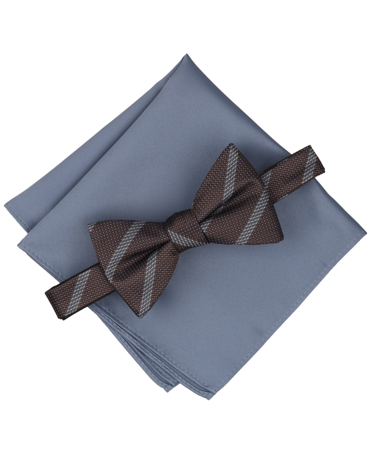 Click here for Alfani Mens Clyde Stripe Pre-Tied Bow Tie and Pock... prices