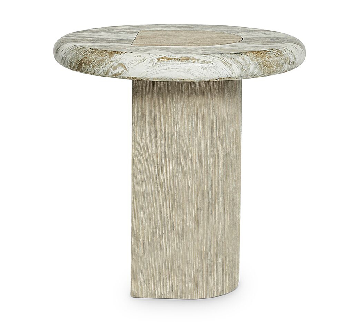 Click here for Bernhardt Arcadia 20 Oak Accent Side Table - Clay prices