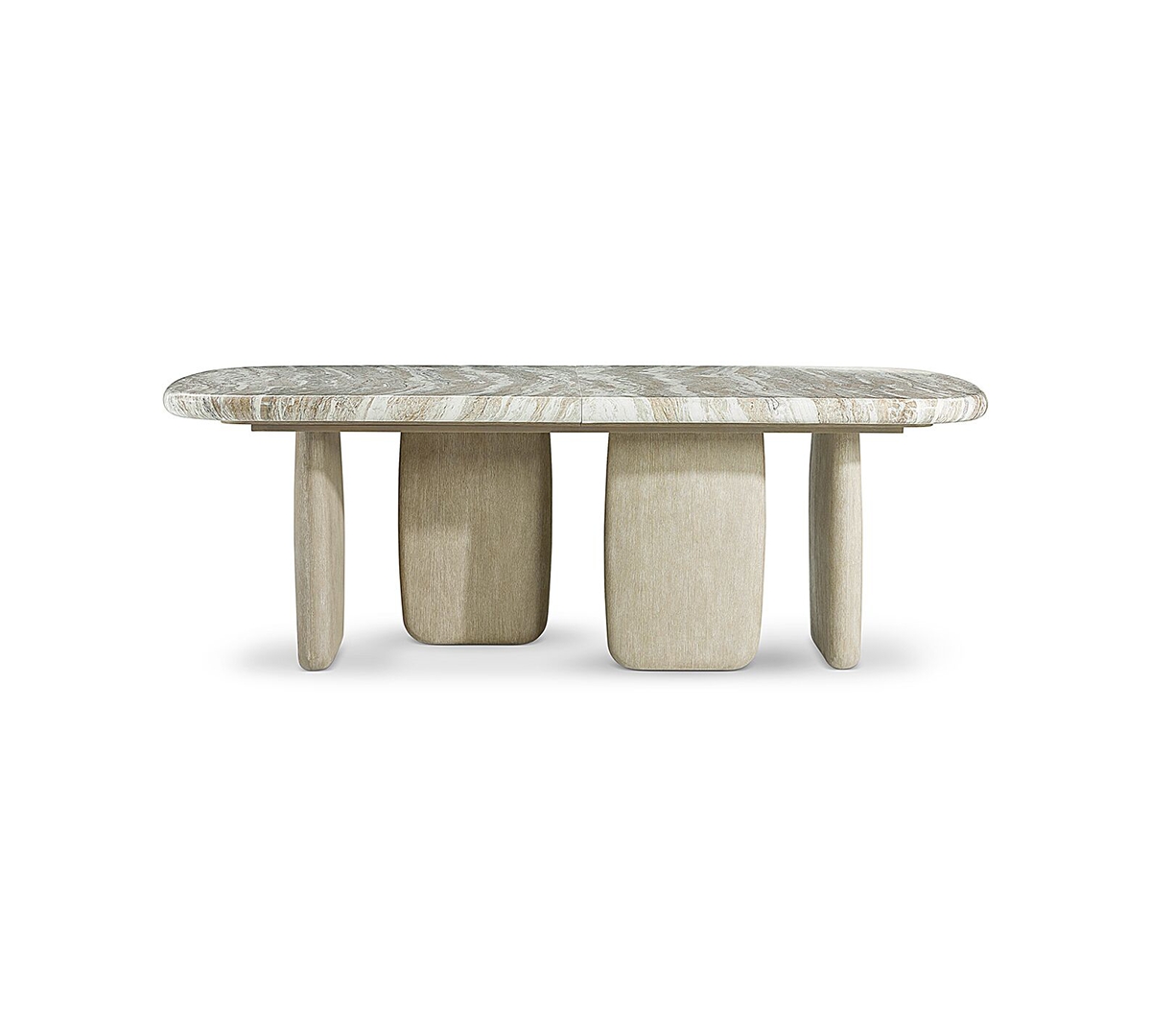 Click here for Bernhardt Arcadia 30 Wood Oval Dining Table - Clay prices