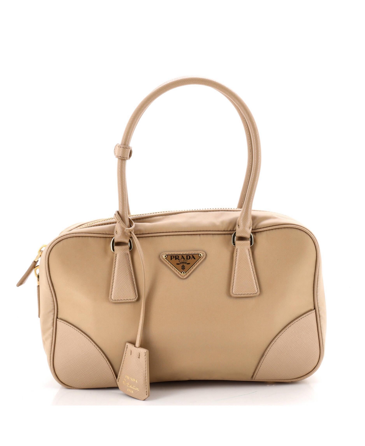 Click here for Pre-Owned Prada Medium Re-Edition 1978 Bauletto Ba... prices
