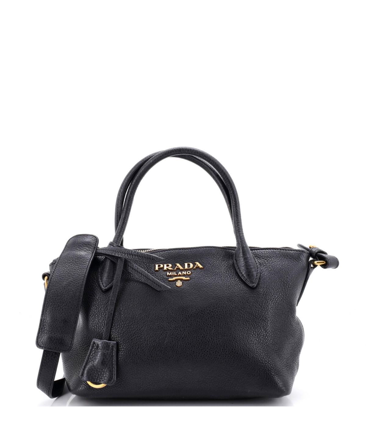 Click here for Pre-Owned Prada Small Dual Strap Zip Tote Vitello... prices