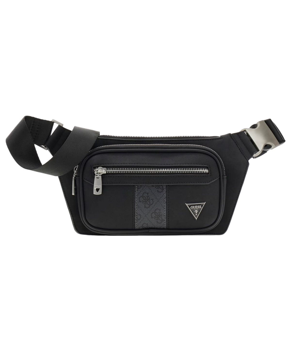 Click here for Guess Mens Sidney Multiple Zip Bum Bag - Blaster W... prices