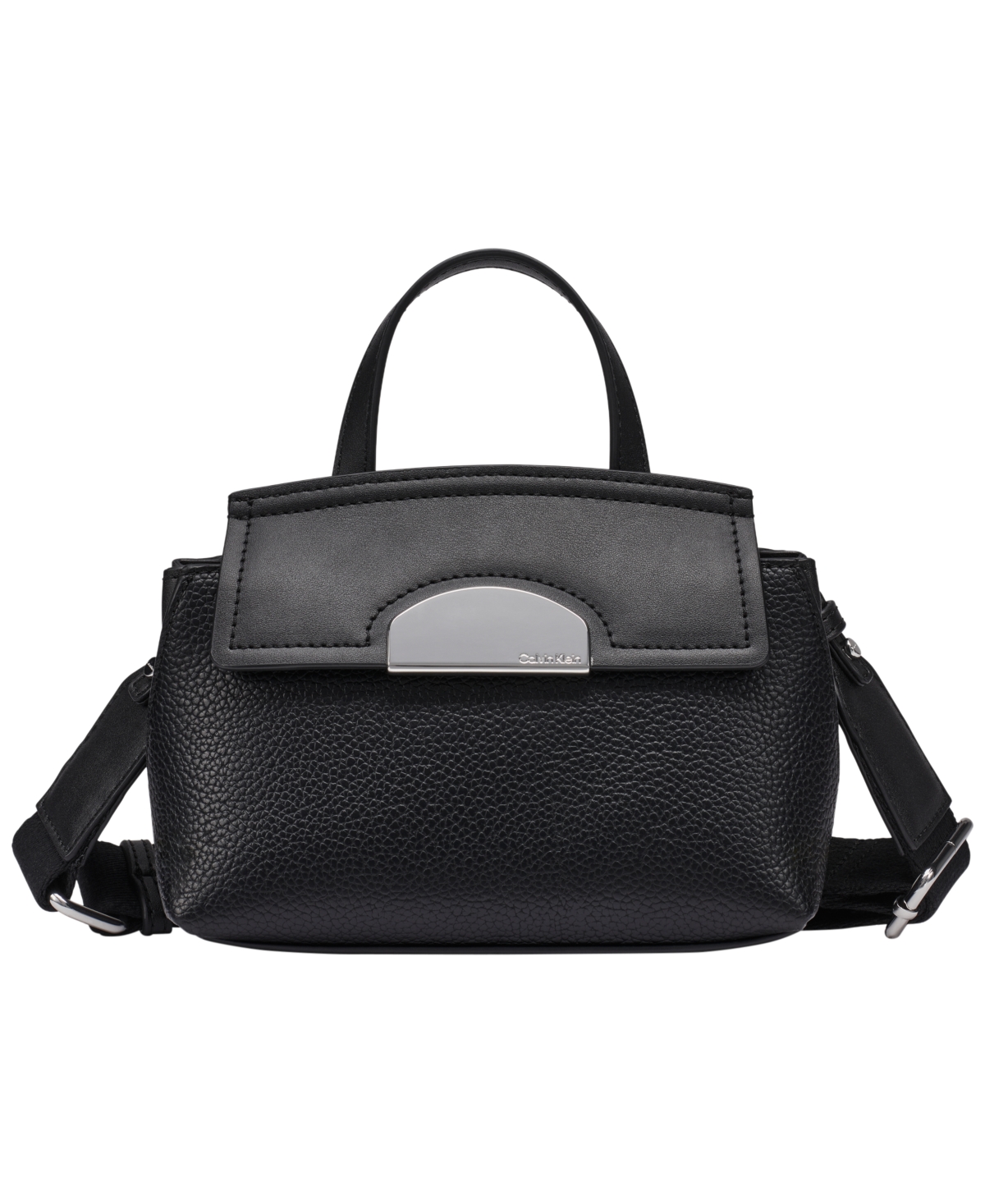 Click here for Calvin Klein Arabella Mini Crossbody Handbag - Bla... prices