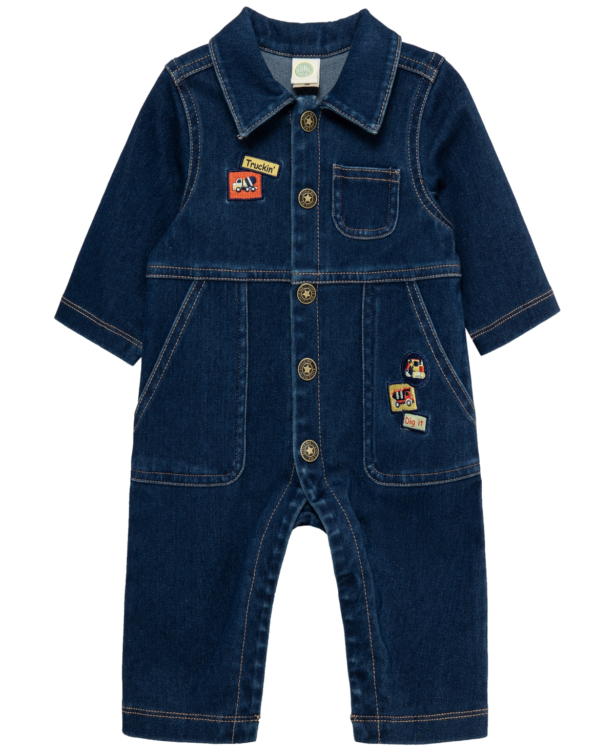 Click here for Little Me Baby Boys Construction Crew Denim Covera... prices